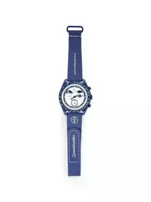 SWATCH X Omega Bioceramic Chronograph Watch - White