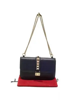 Valentino Garavani Medium Rockstud Glam Lock Flap Shoulder Bag Bag