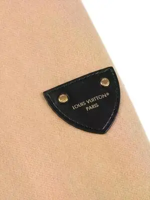 LOUIS VUITTON Monogram Hooded Wrap Coat