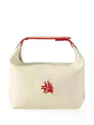Shanghai Tang Watersky Leather Toiletry Case - Neutrals
