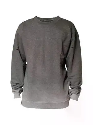 Dolce & Gabbana Distressed Logo Embroidered Sweatshirt
