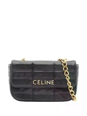 Celine Leather Matelasse Chain Shoulder Bag