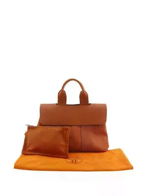 Hermès Toile And Swift Valparaiso Pm Handbag - Orange