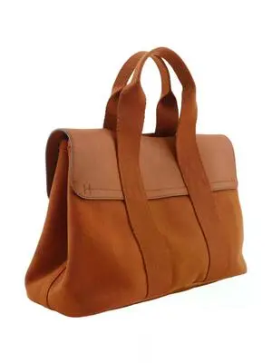 Hermès Toile And Swift Valparaiso Pm Handbag - Orange
