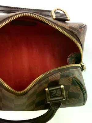 LOUIS VUITTON 2003 Damier Ebene Mini Ribera Handbag