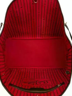 LOUIS VUITTON 2009 Damier Ebene Neverfull Gm Tote Bag - Brown
