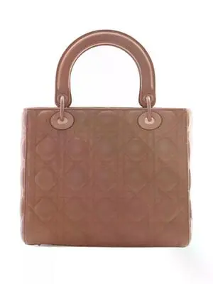 Dior Medium Lady Satchel - Brown