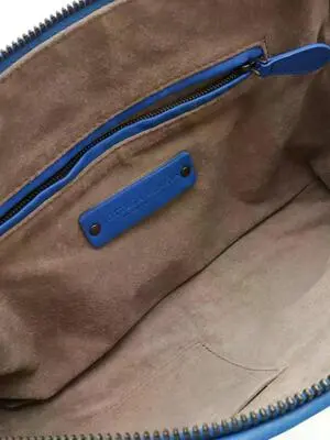 Bottega Veneta Nappa Intrecciato Nodini Crossbody Bag - Blue