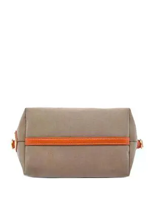 Prada Canvas Canapa Logo Bow Satchel - Neutrals