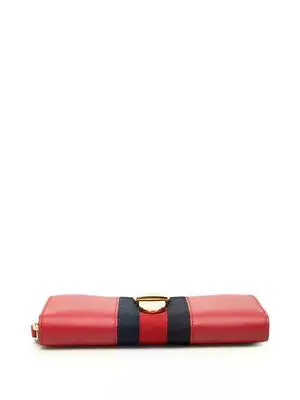 Gucci 2000-2015 Calfskin Sylvie Zip Around Wallet Long Wallets