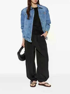 IRO PARIS Belted-hem Denim Jacket