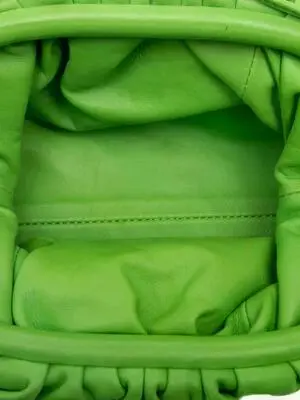 Bottega Veneta Lambskin Mini Pouch Crossbody Bag - Green