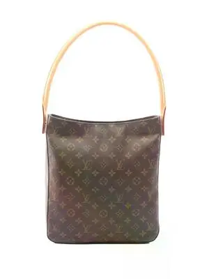 LOUIS VUITTON Monogram Looping Gm Shoulder Bag - Brown