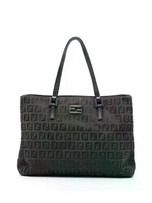 Fendi Zucchino Canvas Tote Bag