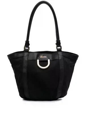 Gucci Abbey D Ring Gg Canvas Handbag