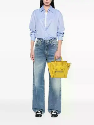 Celine Micro Luggage Tote Bag - Yellow
