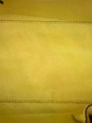 Celine Micro Luggage Tote Bag - Yellow
