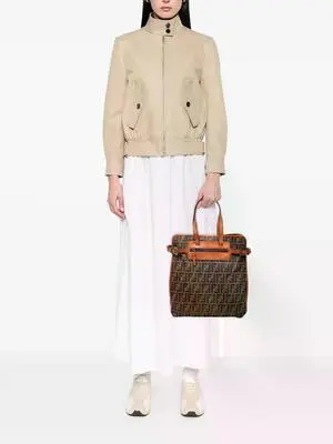 Fendi Zucca Canvas Tote Bag