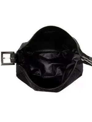 Fendi Zucchino Canvas Handbag - Black