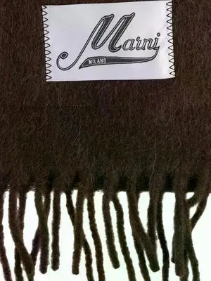 Marni Logo-patch Fringed Scarf