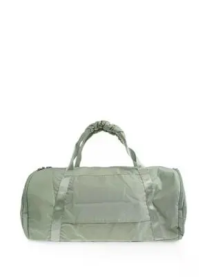 Nike Logo Embroidered Ruched Handle Holdall - Green