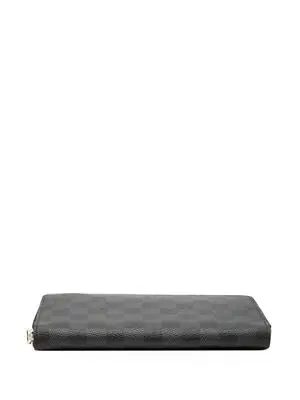 LOUIS VUITTON 2012 Damier Graphite Zippy Organizer Wallet Long Wallets