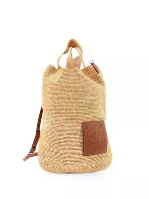 Loewe Slit Straw Large Tote Bag