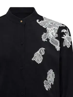 Hellessy Lazlo Lace Appliqué Shirt