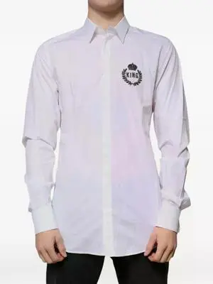 Dolce & Gabbana Embroidered-logo Shirt