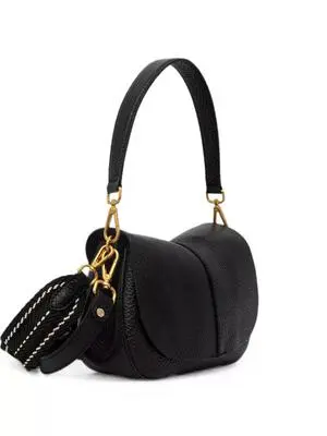 GIANNI CHIARINI Helena Round Grained-leather Tote Bag
