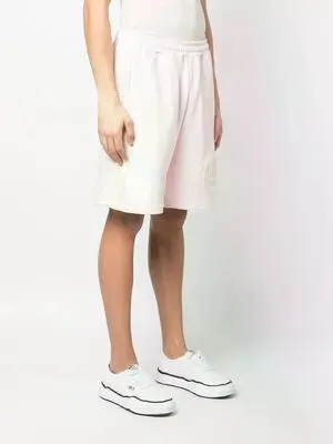 BARROW Logo Patch Cotton Track Shorts