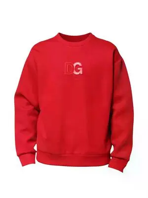 Dolce & Gabbana 3d Dg Logo Cotton Sweatshirt