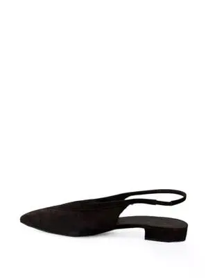Loro Piana Rebecca Slingback Pumps - Brown