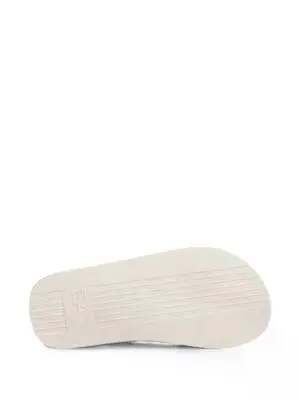 EA7 Logo Lettering Flip Flops - Neutrals