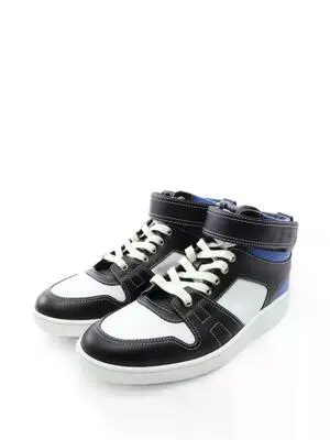 Hermès Freestyle High-top Leather Sneakers