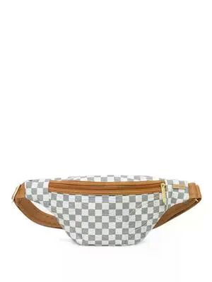 SPRAYGROUND Embossed Logo Check Pattern Belt Bag