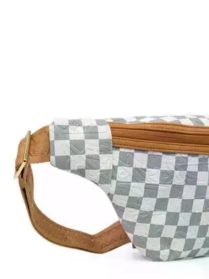 SPRAYGROUND Embossed Logo Check Pattern Belt Bag