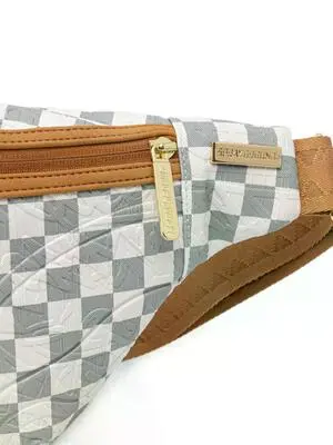 SPRAYGROUND Embossed Logo Check Pattern Belt Bag