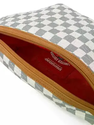 SPRAYGROUND Embossed Logo Check Pattern Belt Bag