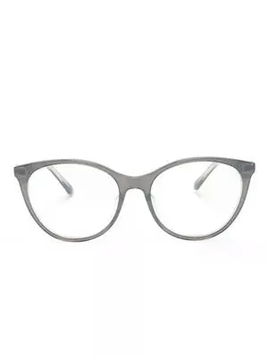 JIMMY CHOO Faux-pearl Embellished Cat-eye Glasses - Grey