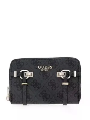Guess Leona 4g Buckled Wallet - Black