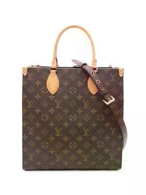 LOUIS VUITTON Sac Plat Monogram Tote Bag