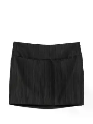 DONDUP Pinstripe Mini Skirt