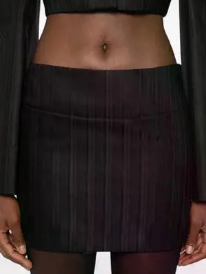 DONDUP Pinstripe Mini Skirt