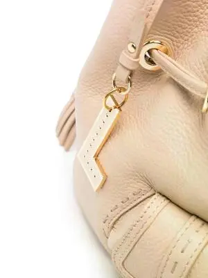 LANCEL Premier Flirt Leather Bucket Bag - Neutrals