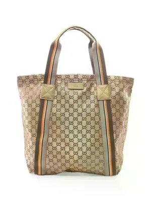 Gucci 2000s Gg Supreme Tote Bag - Neutrals