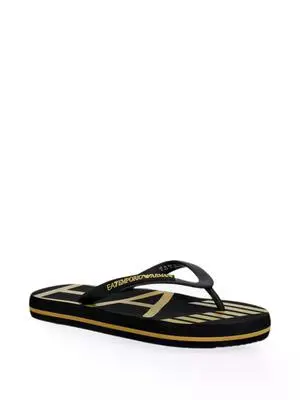 EA7 Logo Flip Flops