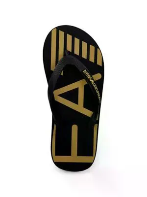 EA7 Logo Flip Flops
