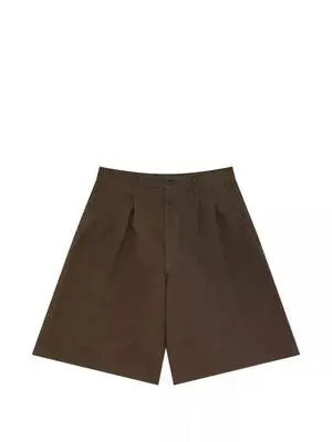 Comme Des Garçons Garment-treated Pleated Shorts