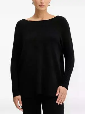 HAVEONE Ribbed-sleeve Trousers And Sweater Set